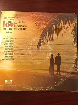 Greatest Love Songs of The Century volume 2 VA Lena Horne Don Cornell ...