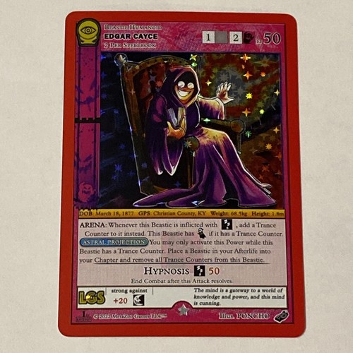 Metazoo Edgar Cayce Lgs Stamped Promo NM | eBay