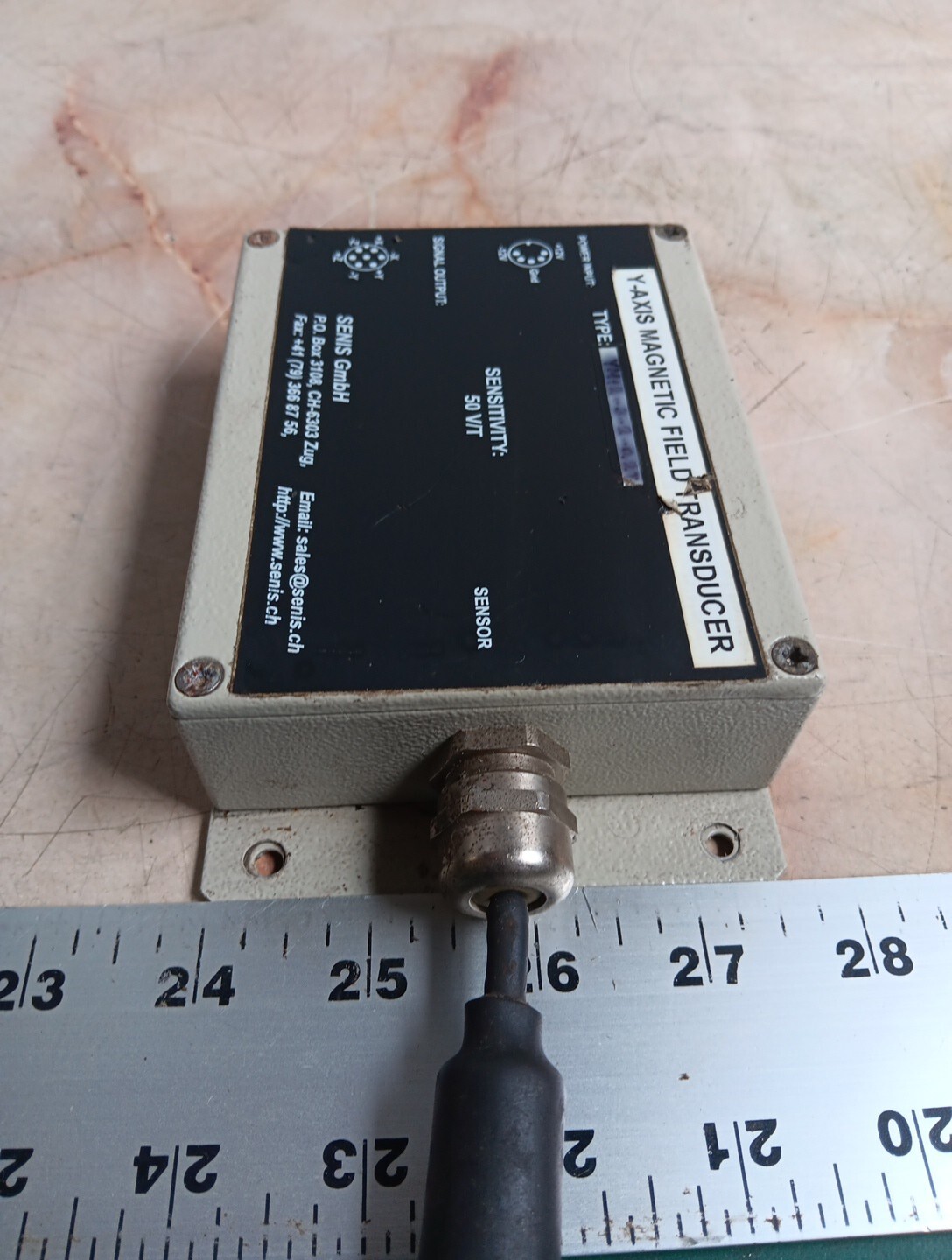 SENIS Y-AXIS MAGNETIC FIELD TRANSDUCER YM12-3-2-0.2T | eBay