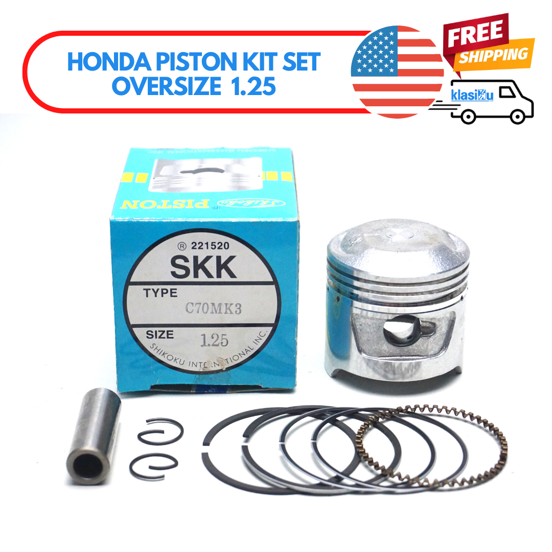 PISTON KIT BIG BORE 1.25 HONDA ATC70 CT70 C70 CD70 CF70 CL70 SL70 ST70 ...
