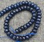 Natural 6x10mm Faceted Dark Blue Sapphire Abacus Gems Rondelle Loose ...