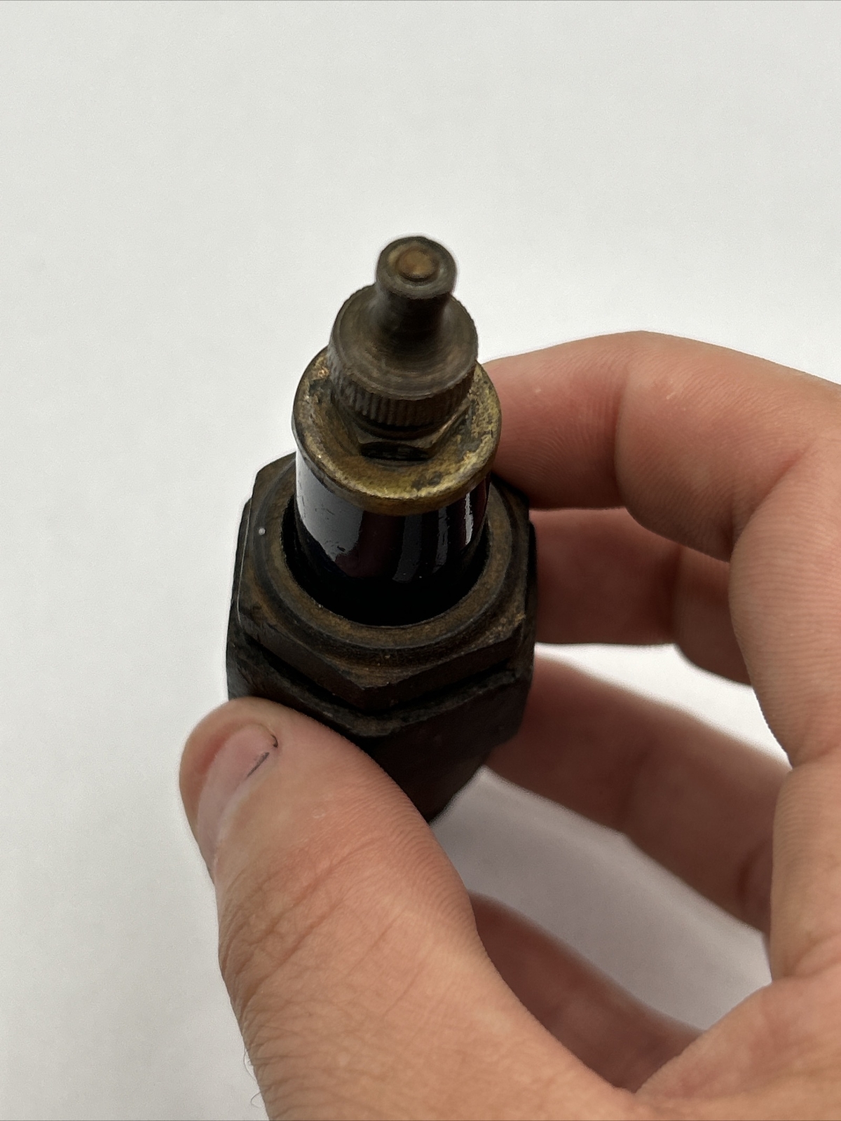 Benford Golden Giant Vintage Antique Spark Plug gold plated | eBay