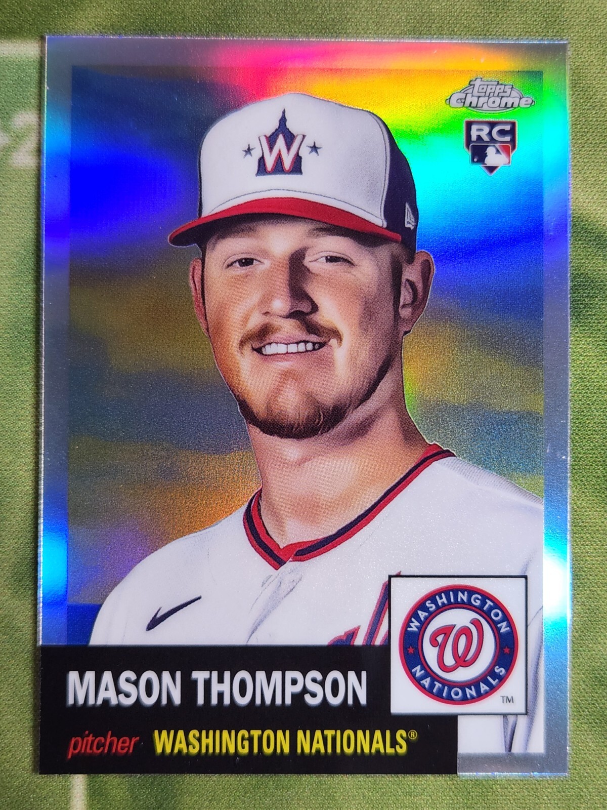 2022 Topps Chrome Platinum Anniversary REFRACTOR Mason Thompson RC ...