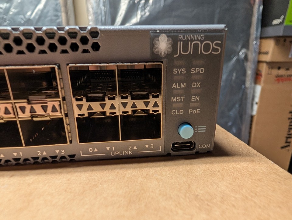 Juniper EX4100-24MP 24-Port PoE+ Multi Gigabit PoE++ Ethernet Switch | eBay