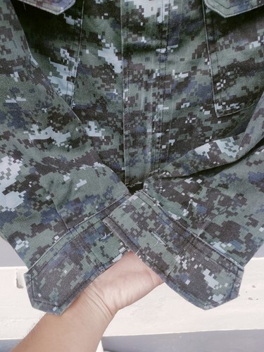 South Korea Army ROK Navy Dark Blue Digital Camo Shirt Jacket | eBay