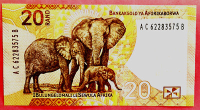 South Africa BRAND NEW 20 Rand Banknotes 2023( P-NEW) - *PREFIX AC ...
