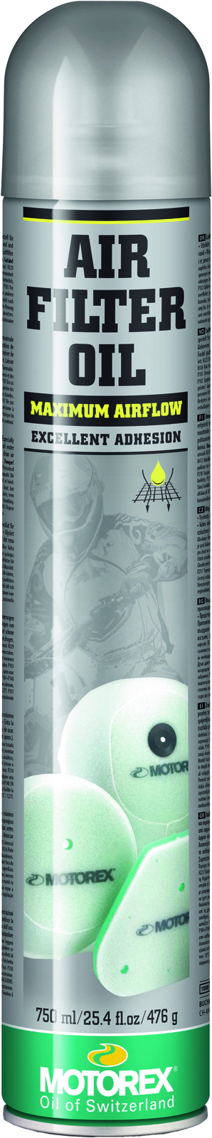 Motorex Air Filter Oil 655 Spray - 750ml VOC Compliant 102382 | eBay