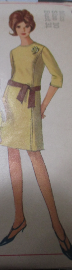 6492 Vintage 1960s uncut sewing pattern Miss dress size 10 Bust 31 | eBay