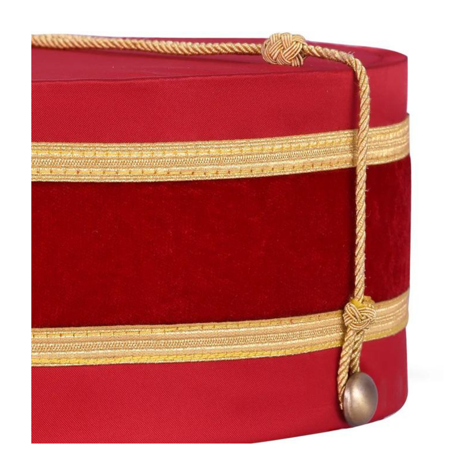 High Priest Royal Arch Chapter Crown Cap - Red Velvet & Gold Rope | eBay