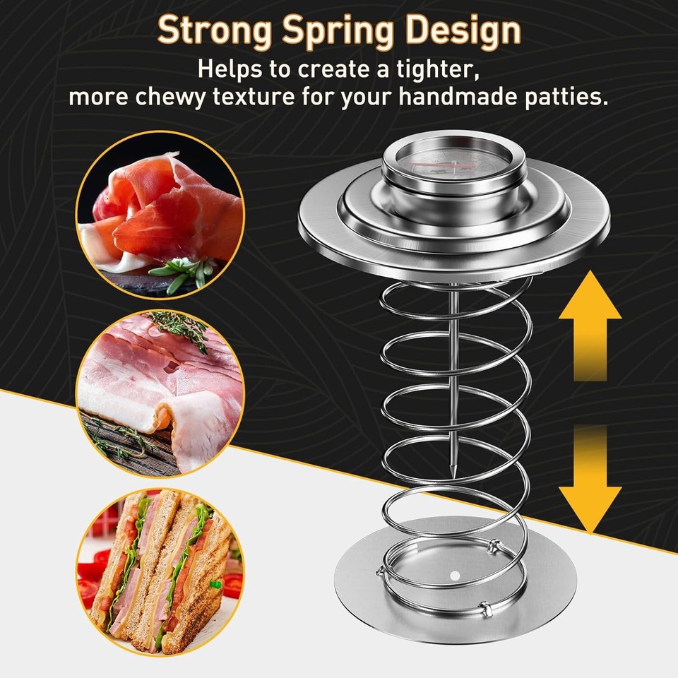 Ham Deli Meat Press, Heavy-Duty Compression Spring Lunch Meat Maker | eBay