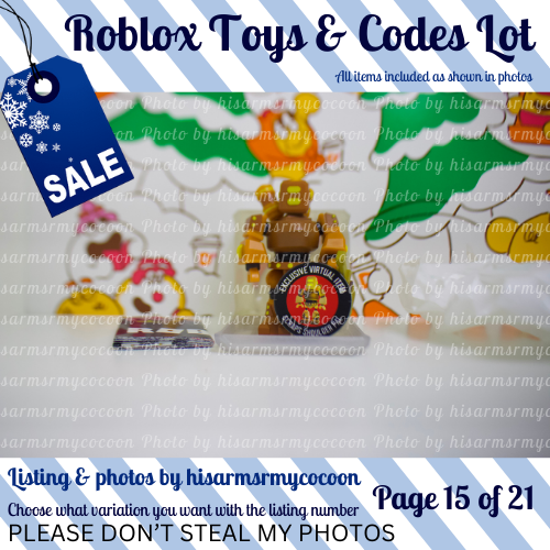 ROBLOX Toys & Codes Lot | Physical Delivery | RARE CODES | eBay