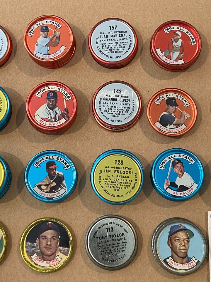 Complete Your 1964 TOPPS BASEBALL COIN SET Pick 40 Points Worth LOT | eBay