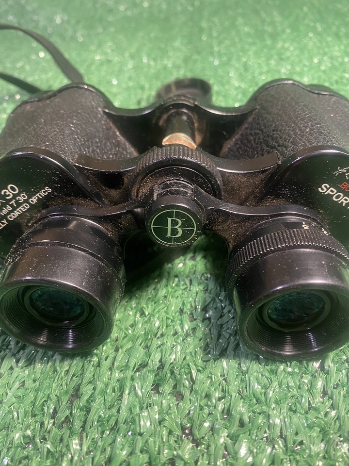 Vintage BUSHNELL Featherlight 8x30 binoculars W/ Bushnell CASE & STRAP ...
