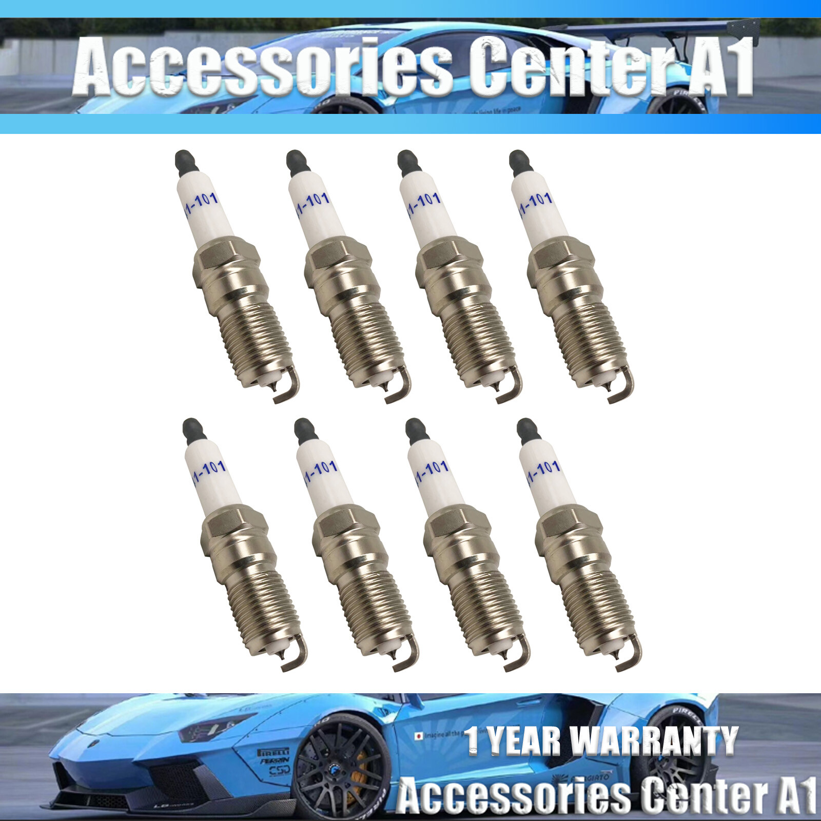 NEW 8pcs OEM 41-101 Iridium Spark Plugs 12568387 For Buick Pontiac ...