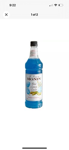 Monin Blue Cotton Candy Syrup (1L), BB 11/25 | eBay