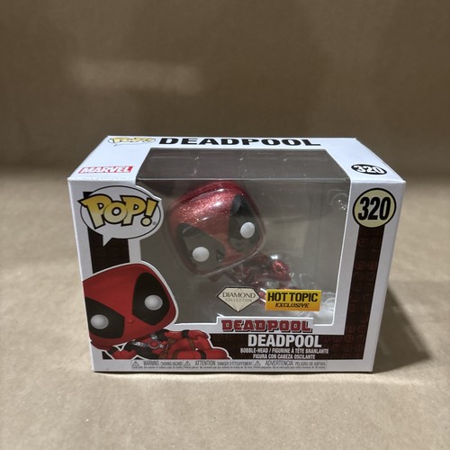 Funko Pop Marvel #320 Deadpool Diamond Collection (Glitter) Hot Topic ...