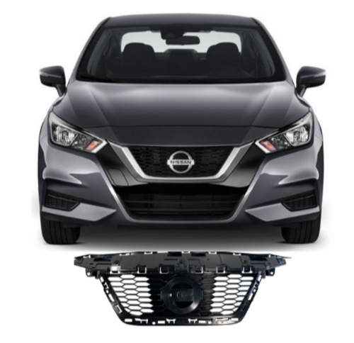 ⭐⭐ FOR 2020-2021 NISSAN VERSA FRONT BUMPER UPPER GRILLE W/O COLLISION ...
