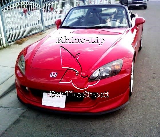 Honda Racing S2K S2000 Universal Front Rubber Chin Lip Spoiler Splitter ...