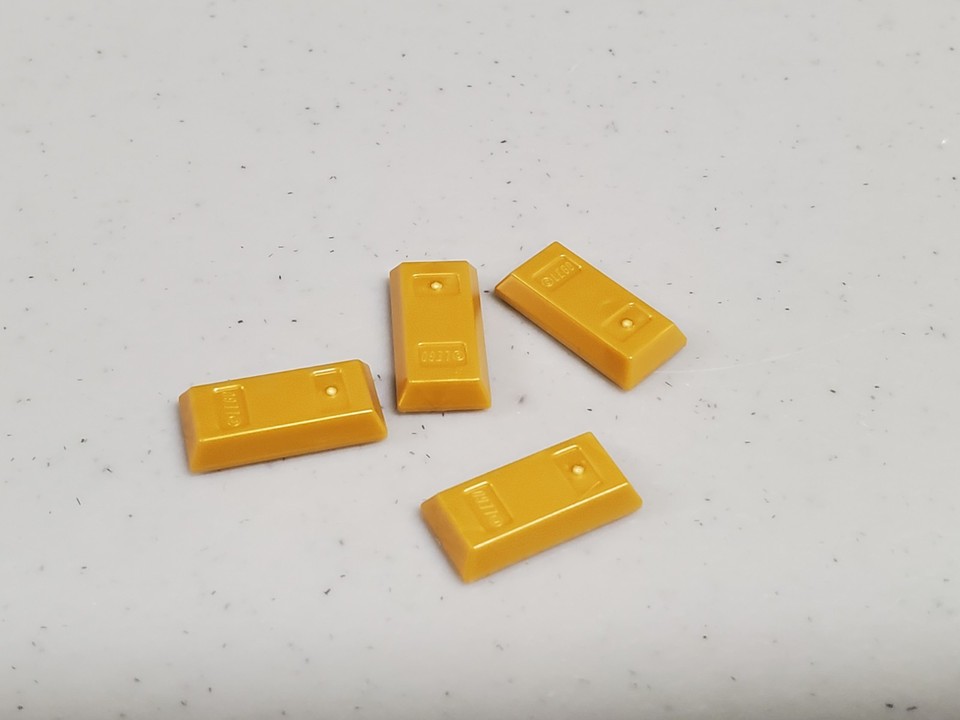 NEW LEGO Parts 99563 (x4) PEARL GOLD Minifigure, Utensil Ingot / Bar | eBay