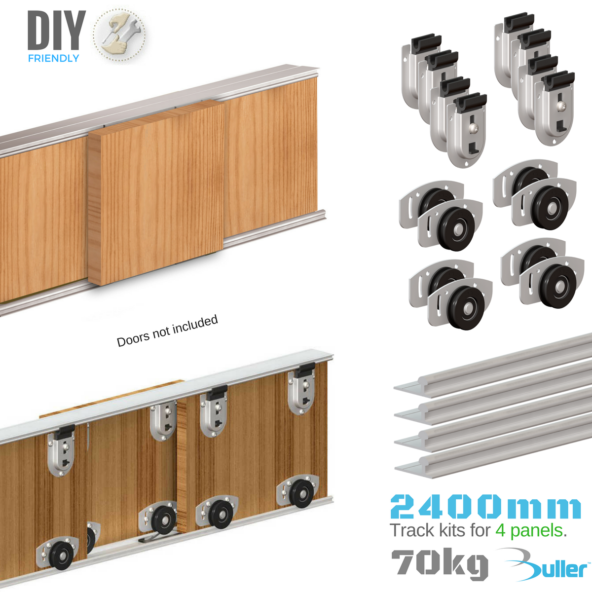 Woodworker Sliding Door Tracks Sliding Door Tracks & Guides ...