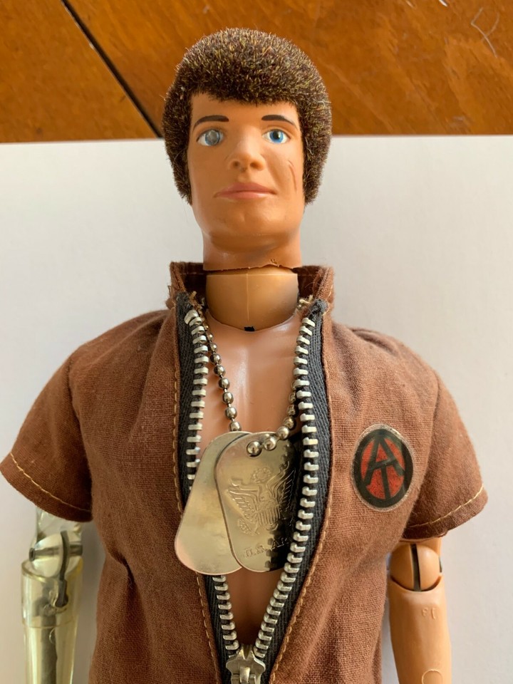 GI Joe Mike Powers Atomic man figure 1970s. Rare Fangs of the Cobra ...