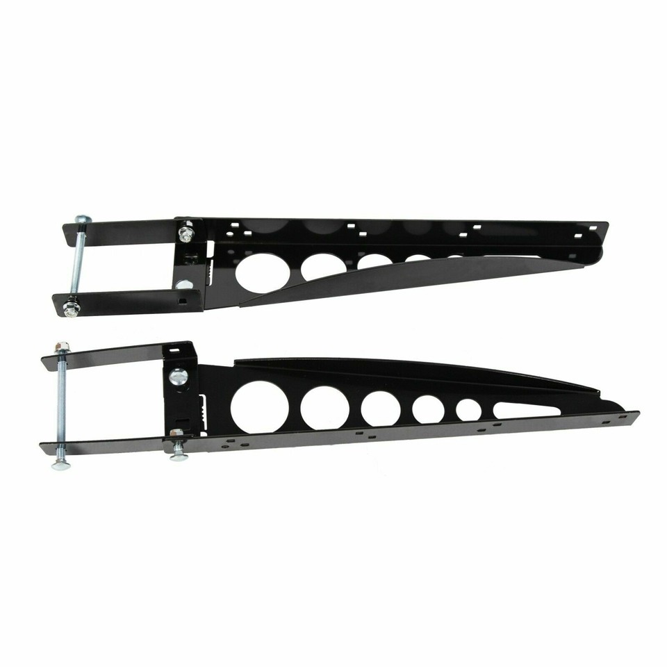 RV 4'' Square Rear Bumper Mounted Cargo Box Generator Tray Support Arms ...