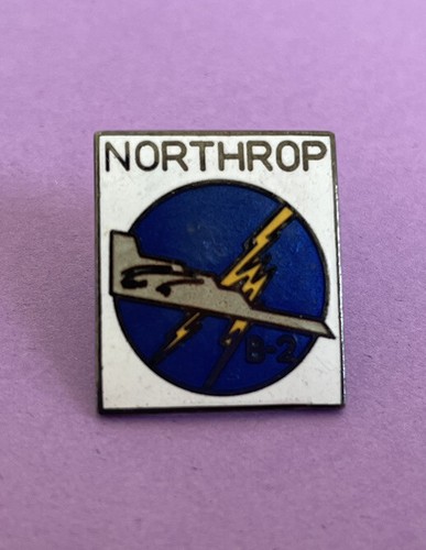 Northrop B-2 Stealth Bomber Enamel Silver Airplane Blue Sky Square ...