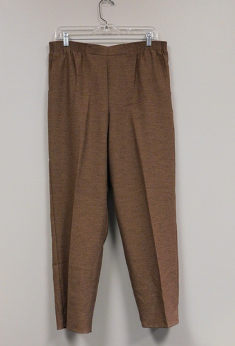 Alfred Dunner Women's Brown Pull-on Pants/Slacks Sz 8 Elastic Waist | eBay