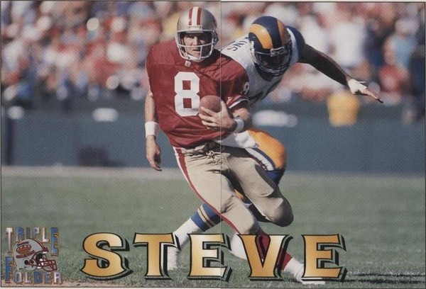 1994 Pacific Triple Folders - Rookies and Stars #29 Steve Young for ...