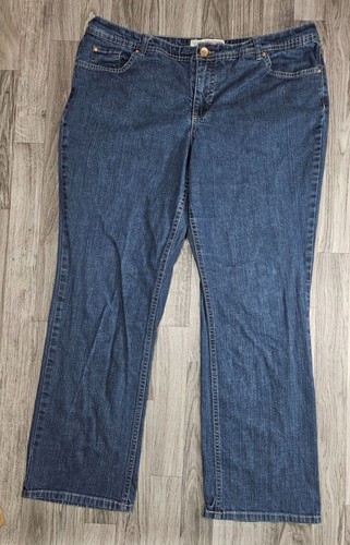 Faded Glory Womens Plus Size 18 Average Straight Leg Mid Rise Classic ...