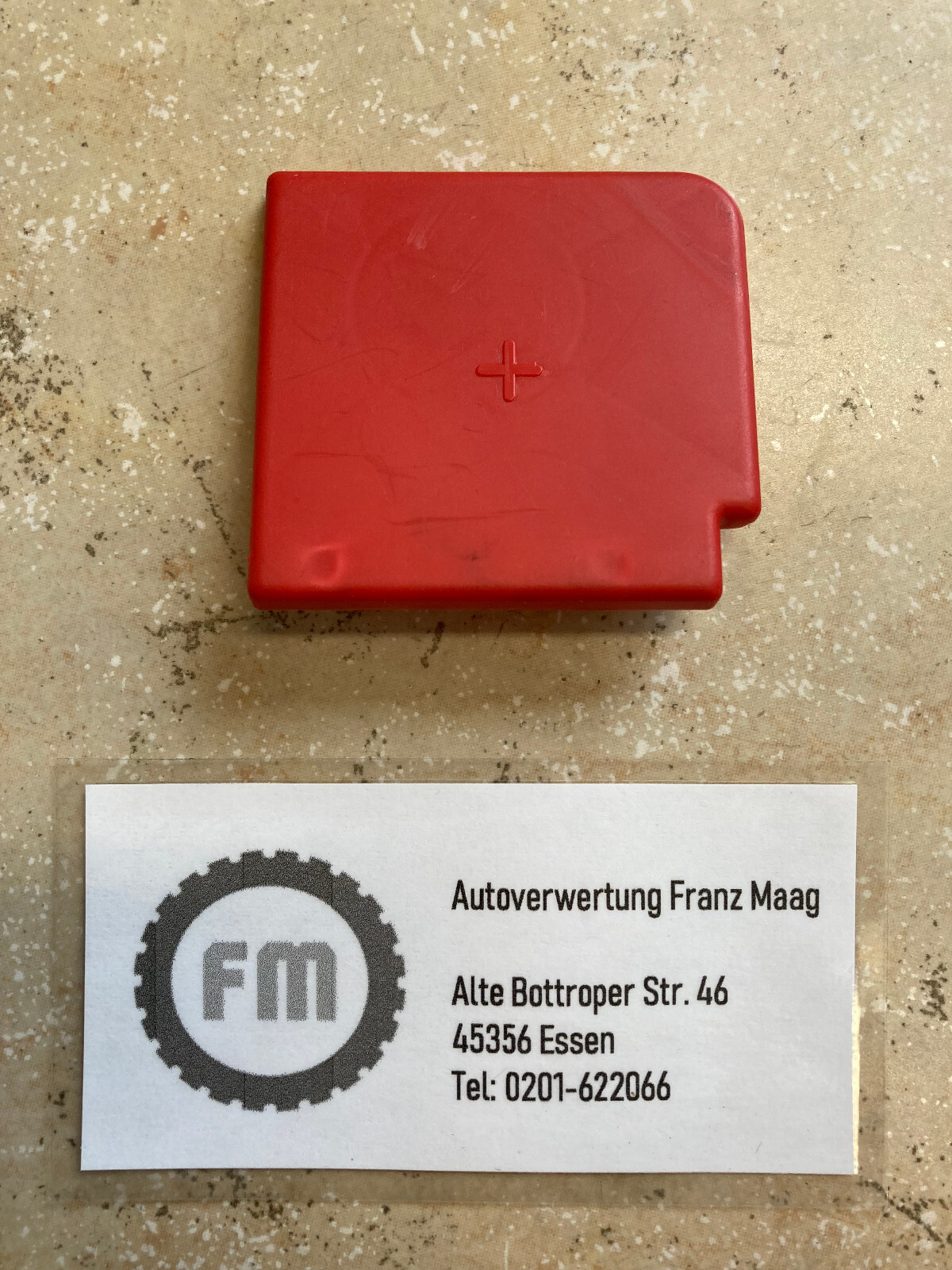 Original Mercedes-Benz Abdeckung Schutzkappe Batterie PLUS rot ...