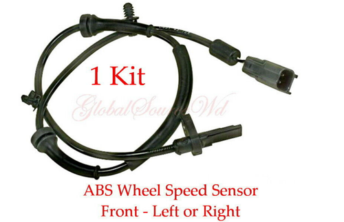 2 x ABS Wheel Speed Sensor & Connector Front Left / Right Fits MAZDA 2 ...