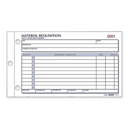Material Requisition Book, 50-Sets/Book [Set of 2] | eBay