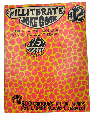 Vintage 70's The Illiterate Joke Book Cartoon Comic Book #12 | eBay