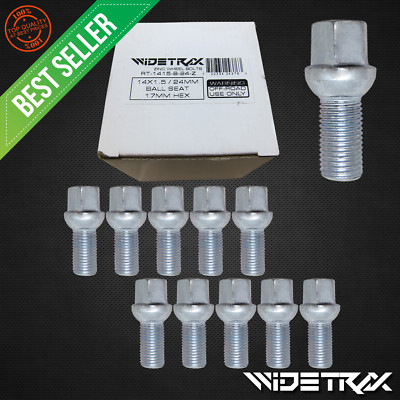 (10) 14x1.5 Wheel Lug Bolts Studs 17mm Hex Ball 24mm Shank For Mercedes ...