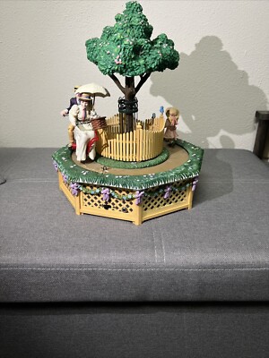 Musical Box Light Up Music Two Riding A Bike Under Tree With Girl ...