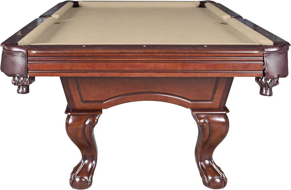 Augusta 8 Ft Furniture Pool Table – Includes Cue Sticks, Billiard Balls ...