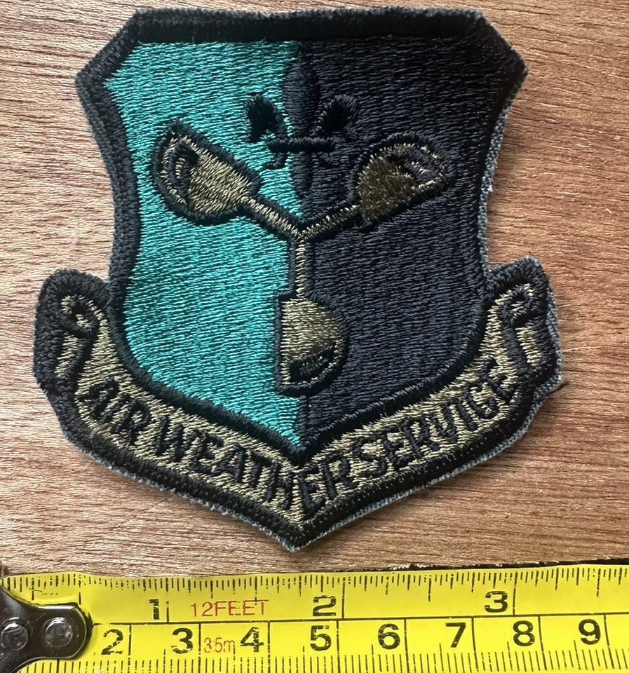 Air Weather Service Air Force Space USAF US Military Subdued Patch ...