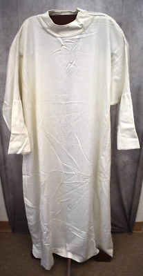 Used White Cotton Alb (CU944) vestment co. | eBay