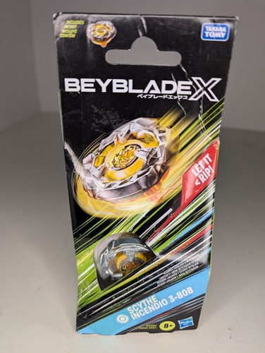 2024 BEYBLADE X Scythe Incendio 3-80B Booster Pack Wave 2 Yellow Hells ...