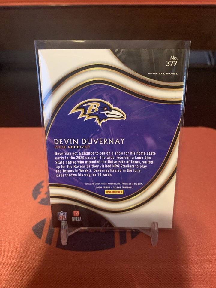 2020 Panini Select #377 Devin Duvernay Field Level Base Rookie Card ...
