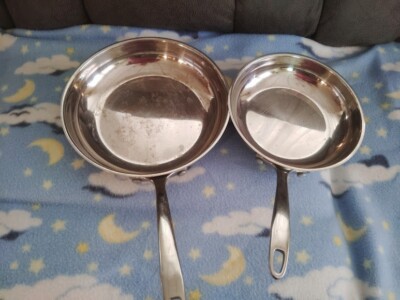 Premium Chefmate Cookware 2PC Copper Bottom 8"& 10” Frying Pans | eBay