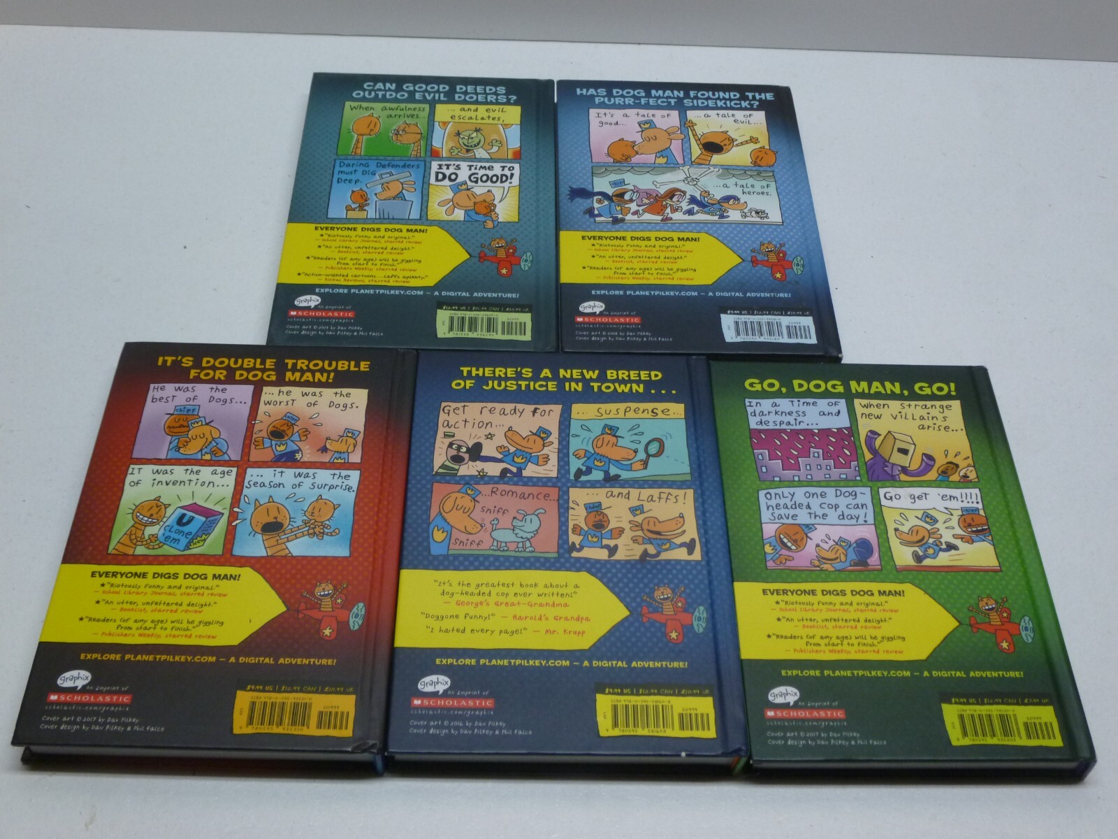 DOG MAN Book Lot Of 5 Dav Pilkey Hardcover L8 EBay dog-man-book-lot-of-5-dav-pilkey-hardcover-l8-ebay