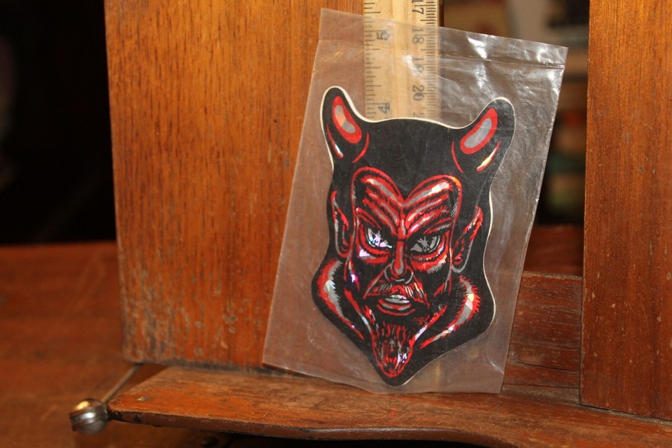 Vintage Sealed Chrome Foil Devil Pair | eBay