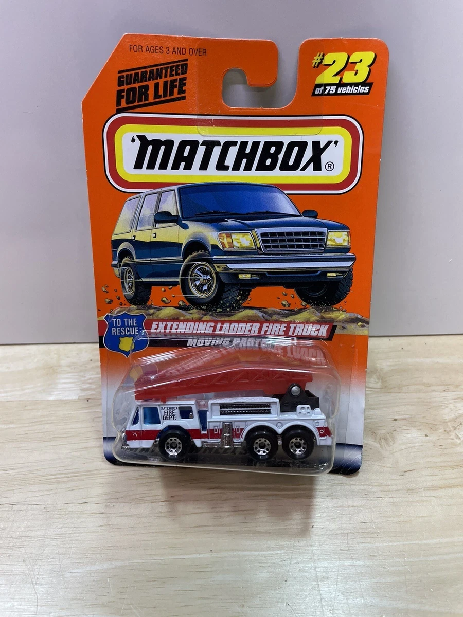 Matchbox EXTENDING LADDER FIRE TRUCK #23 of 75 Series 4 To The Rescue ...