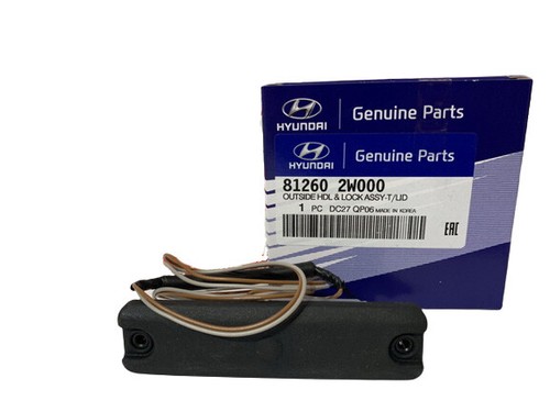 GENUINE 812602W000 Outside Trunk Handle & Lock Assy for Hyundai Santa ...