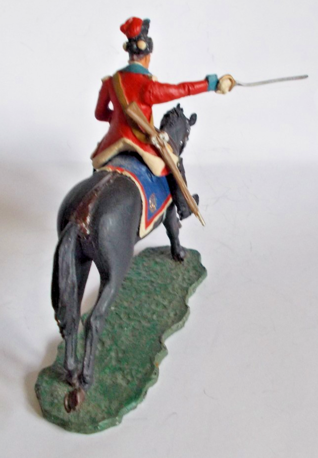 BRITISH REDCOAT DRAGOON CHARGING - AMERICAN WAR OF INDEPENDENCE - ATS ...