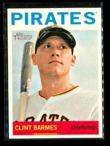2013 TOPPS HERITAGE Baseball Trading Card #397 CLINT BARMES Pittsburgh ...