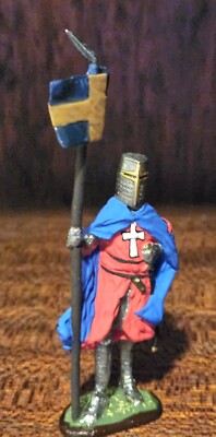 Mundiart Hand Painted Spain Miniature Metal Knight with Shield Toy ...