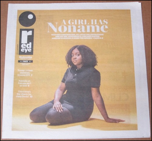1/25/2017 Red Eye Chicago Newspaper Rapper Noname Telefone | eBay